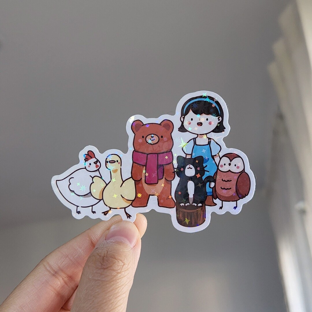 Little Bear (cartoon Tv Series) Sticker | Cute Holographic Handmade ...