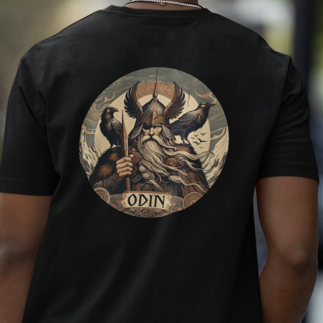 Odin Norse God Tee Viking Mythology Shirt Allfather Symbol - Etsy