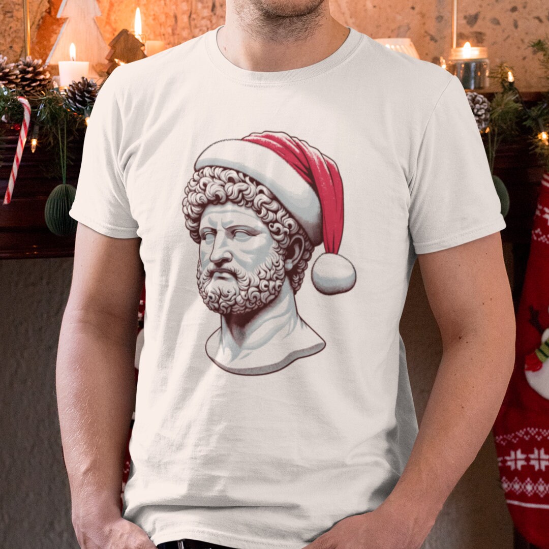 Marcus Aurelius Christmas Tee, Stoic Christmas Shirt, Christmas ...