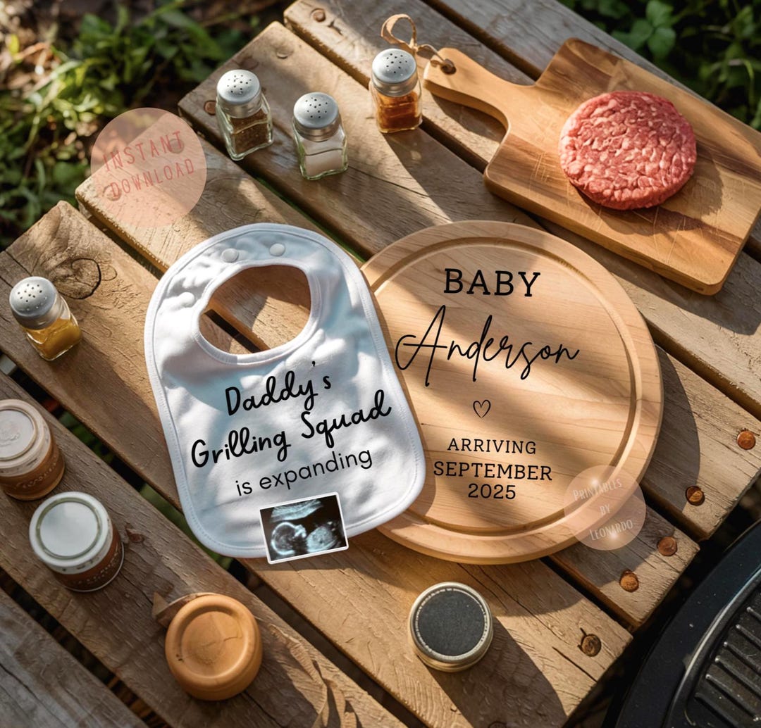 Grilling Baby Reveal | Father's Day Pregnancy Announcement (digital ...