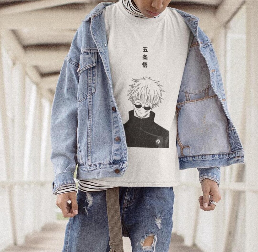 Gojo Satoru Shirt, Anime Gifts, Gojo Sweater, Jujutsu Kaisen Shirt ...