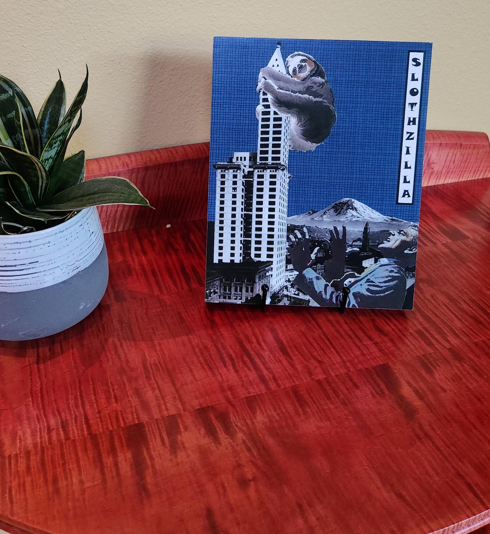 Slothzilla at the Smith Tower - Etsy