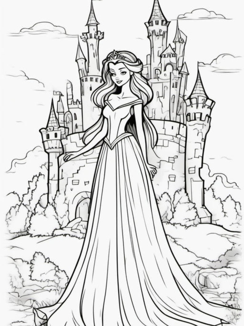 30 Plus Little Princess Coloring Pages, Kids Coloring Printable PDF ...