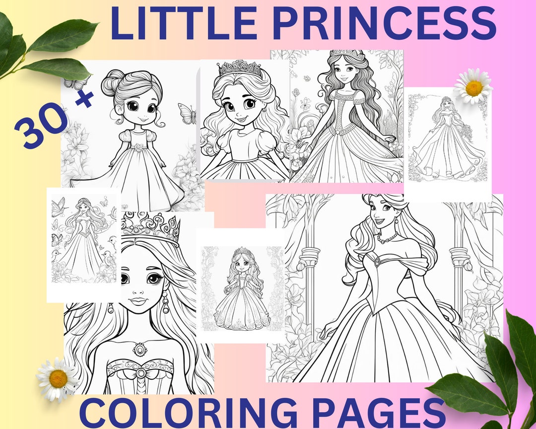 30 Plus Little Princess Coloring Pages, Kids Coloring Printable PDF ...