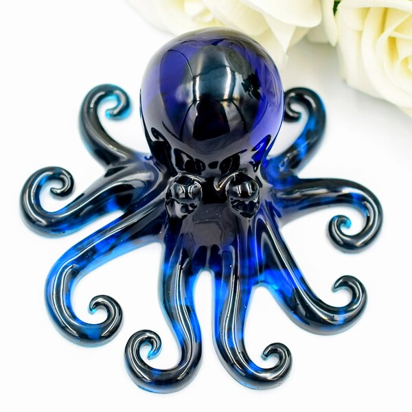 Navy Blue Octopus - Etsy