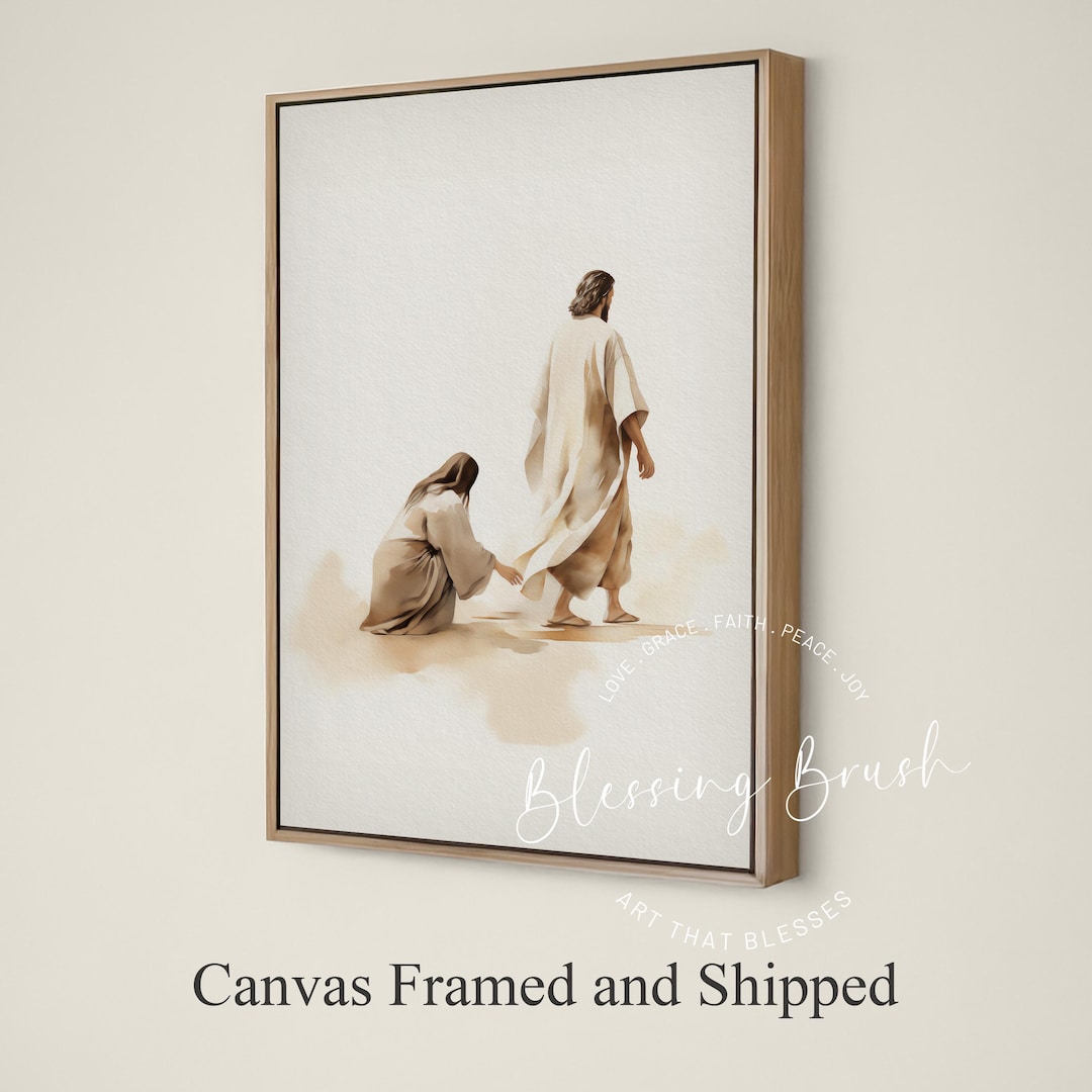 Jesus Heals the Sick, Bleeding Woman, Touch Hem of His Garment, Jesus ...