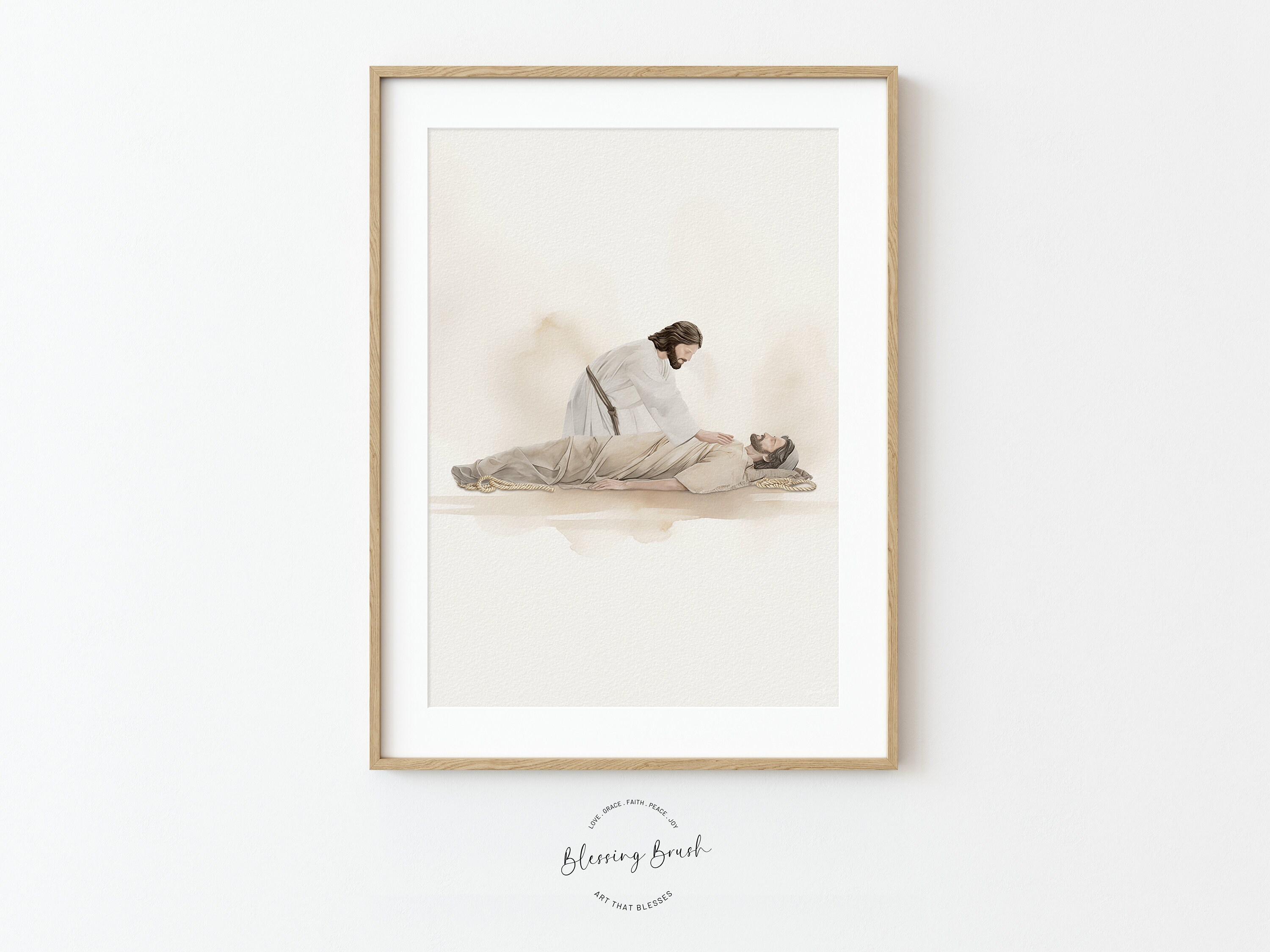 Jesus Heals the Paralyzed Man, Jesus Forgives and Heals A Paralytic ...