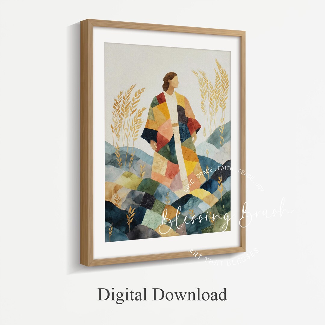 Joseph Coat of Many Colors, Joseph Dream of Sheaves, Colorful Wheat ...