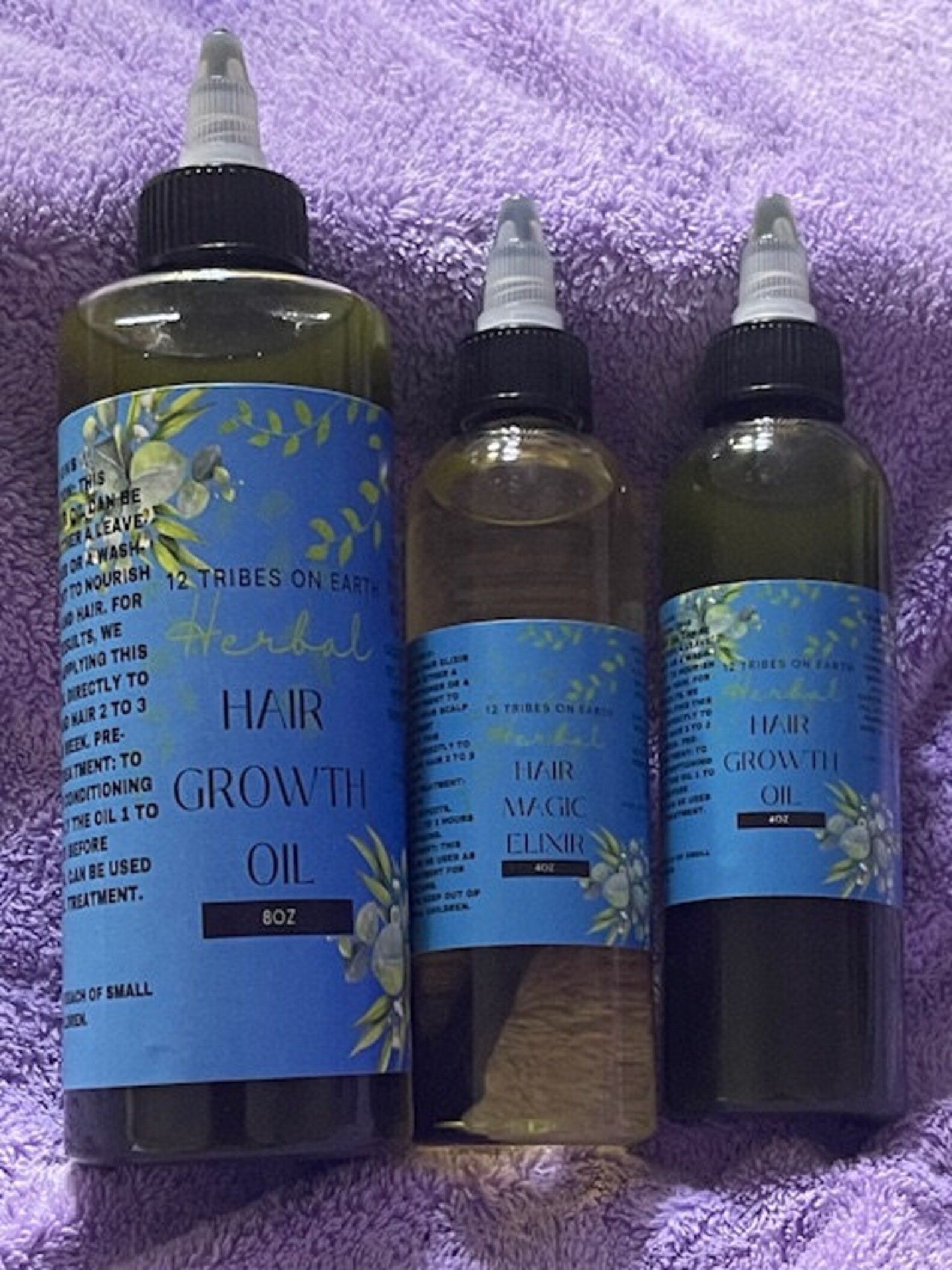 Hair Growth Oil Bundle - Etsy