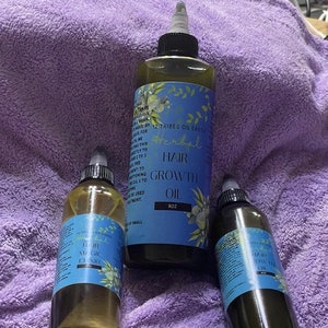 Hair Growth Oil Bundle - Etsy