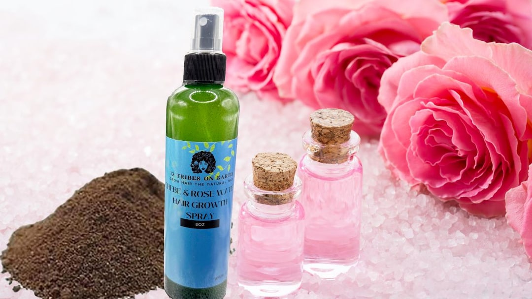 Chebe and Rose Water Hair Growth Spray - Etsy