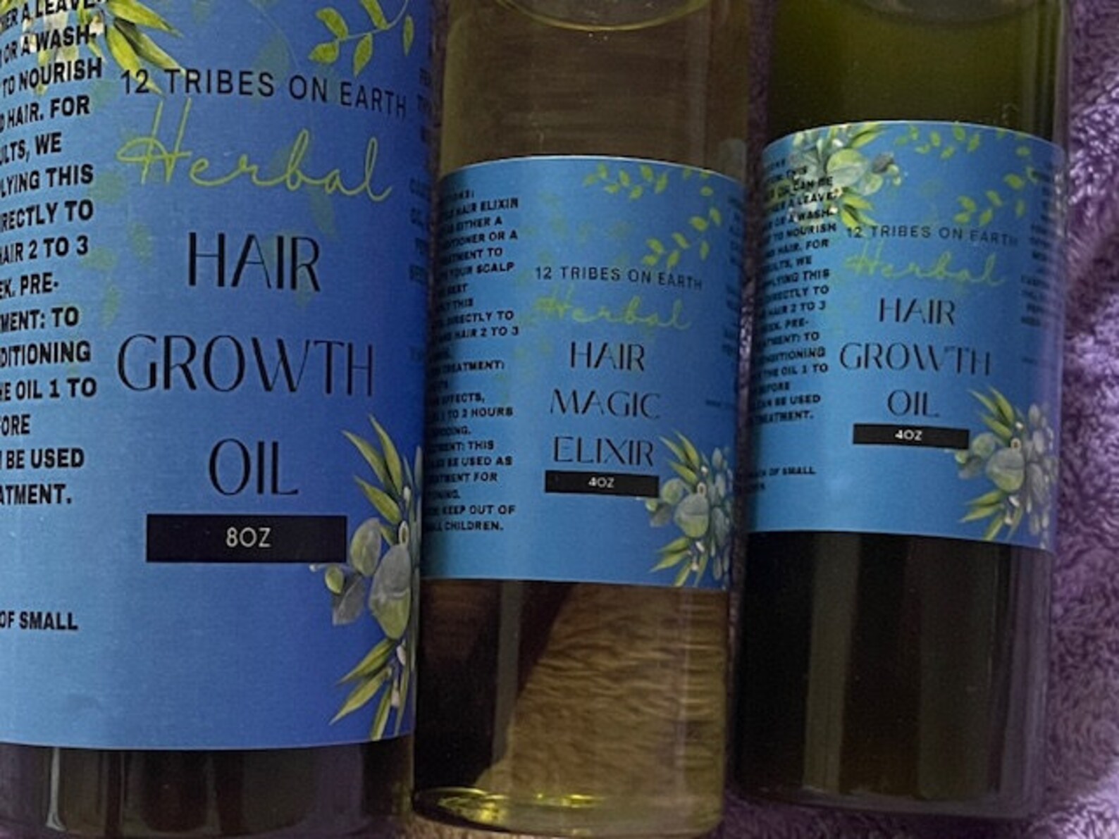Hair Growth Oil Bundle - Etsy