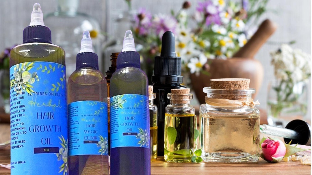 Hair Growth Oil Bundle - Etsy