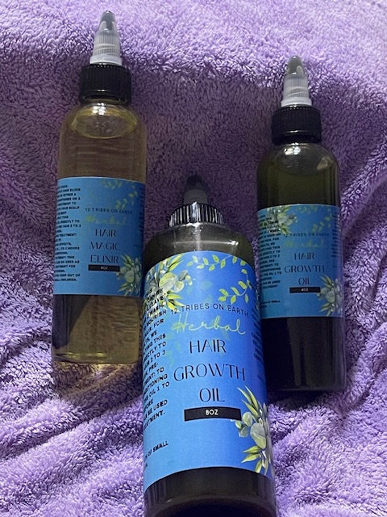 Hair Growth Oil Bundle - Etsy
