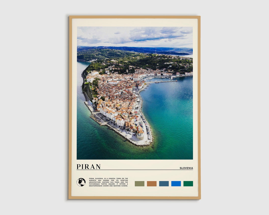 Digital Oil Paint, Piran Print, Piran Wall Art, Piran Poster, Piran ...