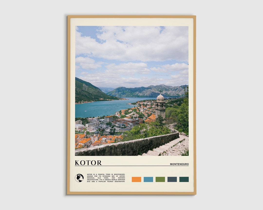 Digital Oil Paint, Kotor Print, Kotor Wall Art, Kotor Poster, Kotor ...