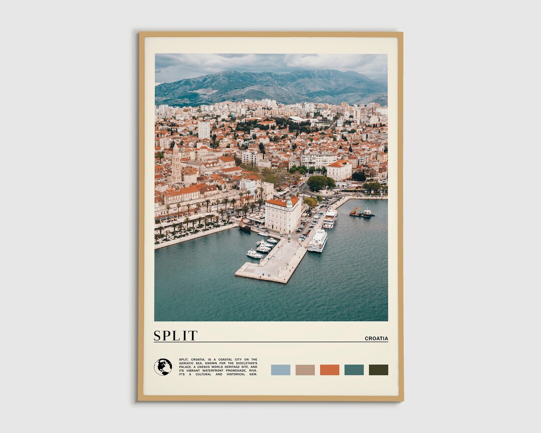 Digital Oil Paint, Split Print, Split Wall Art, Split Poster, Split ...