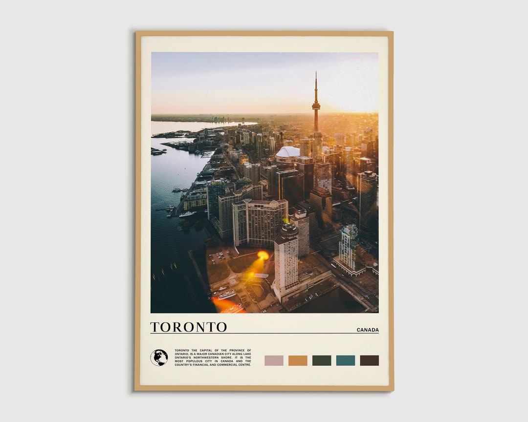 Digital Oil Paint, Toronto Print, Toronto Wall Art, Toronto Poster ...