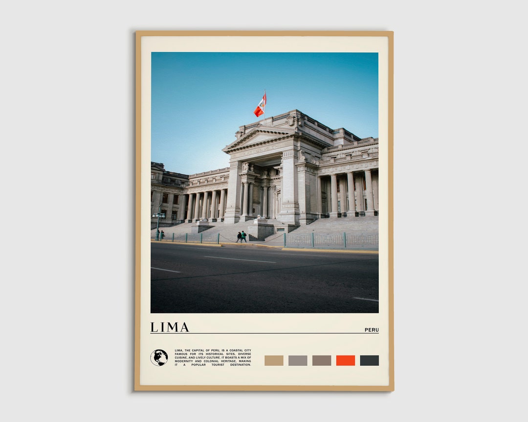 Digital Oil Paint, Lima Print, Lima Wall Art, Lima Poster, Lima Photo ...