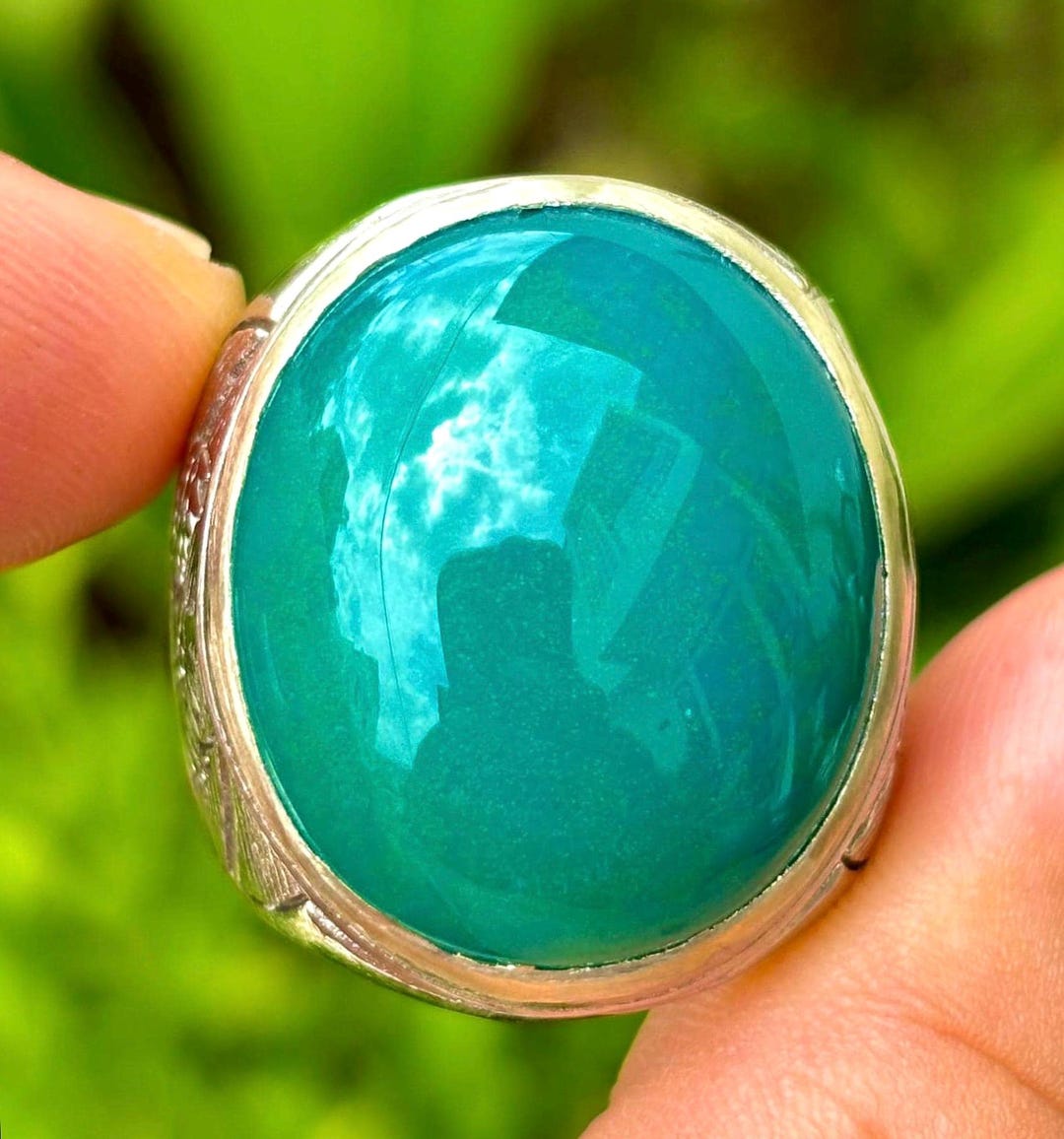 Rare Bacan Gemstone Ring for Collectors Who Value Natural History ...