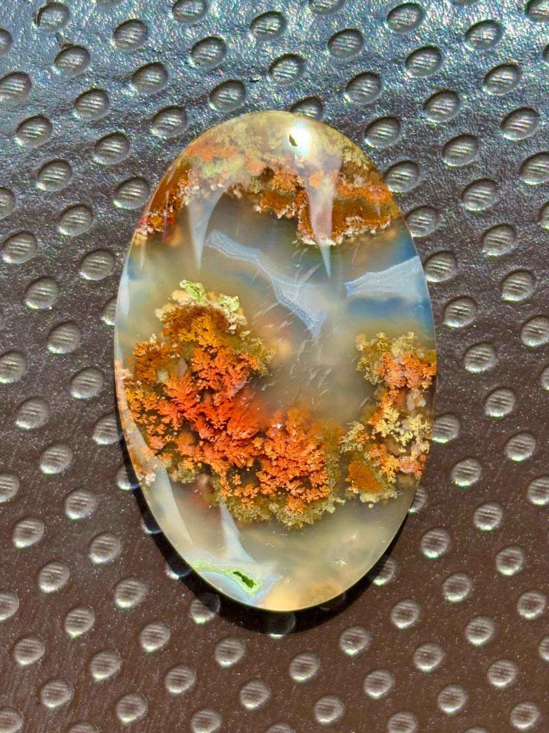Special Edition Grade Scenic Terrarium Moss Chalcedony Cabochon Super ...