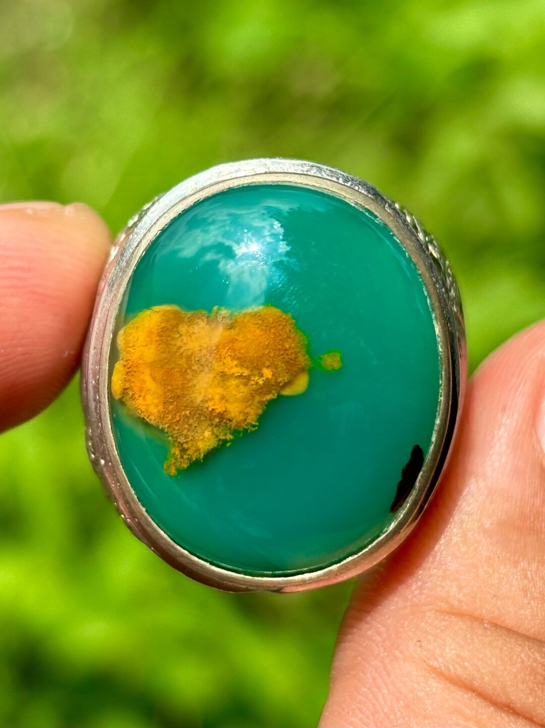 Natural Top Silica Chrysocolla Chalcedony Bacan Super RARE Very Shiny ...