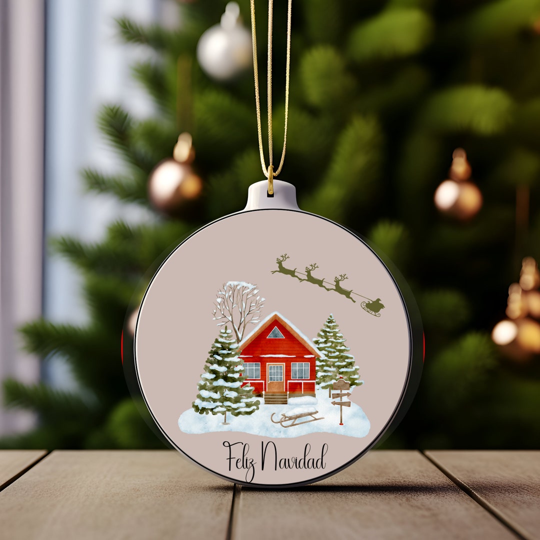 Feliz Navidad Ornament Spanish Christmas Tree Decoration Festive ...