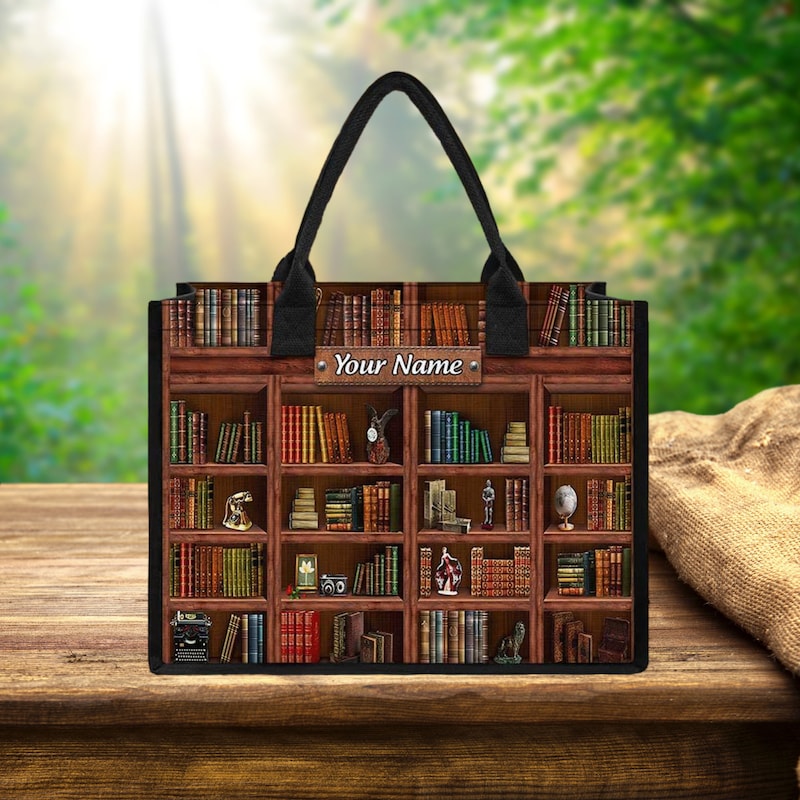 Library Tote Bag - Etsy