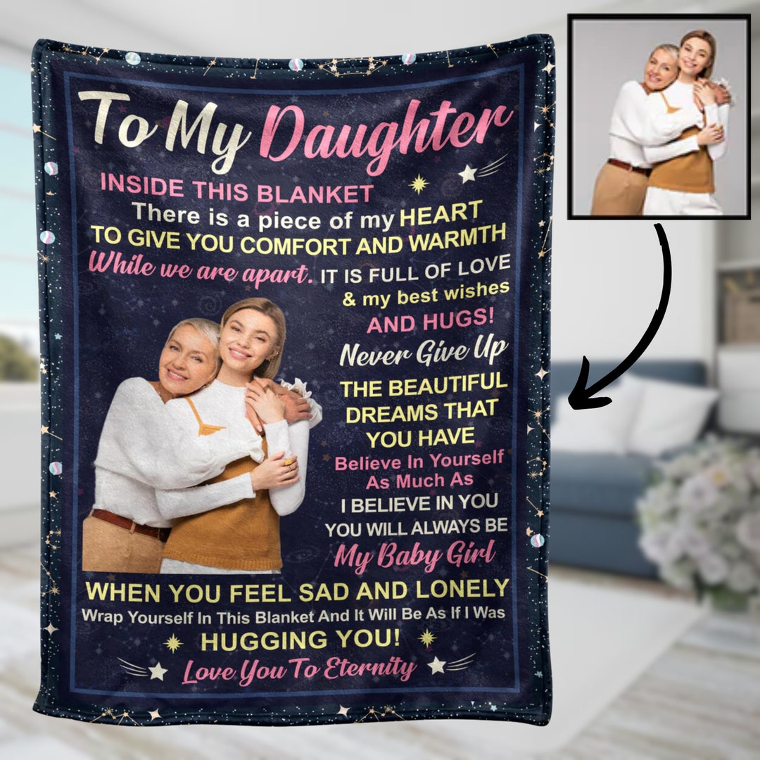 Personalized Photo When You Feel Sad and Lonely Wrap Yourself in This ...