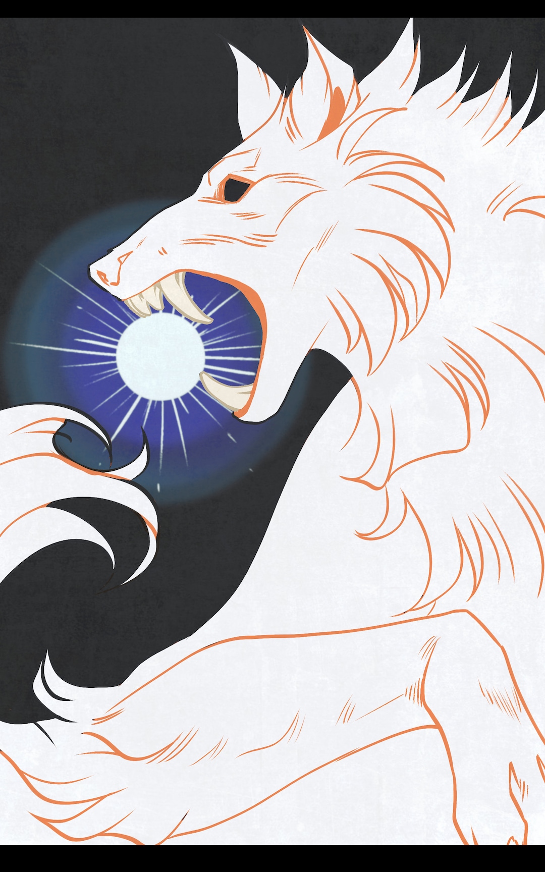 Hati, Moon Devourer, Norse Mythology Print, Skoll and Hati Poster, Moon ...