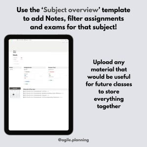 All-in-one Back-to-school Notion Planner | Timetable, Study Tools ...