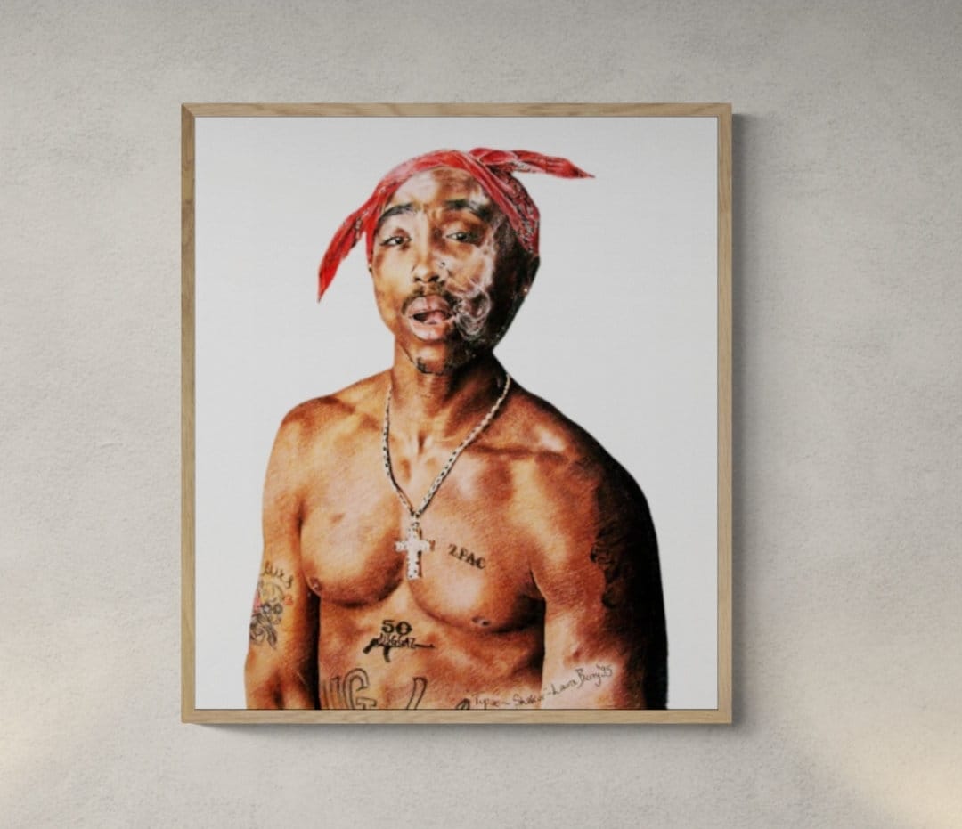 Tupac Shakur Art Print - Etsy