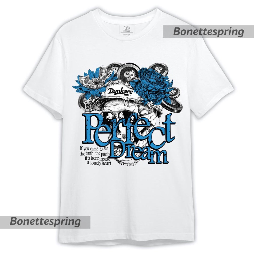 Perfect Dreams Dunkare Shirt, 9 Powder Blue T-shirt, to Match Sneaker ...