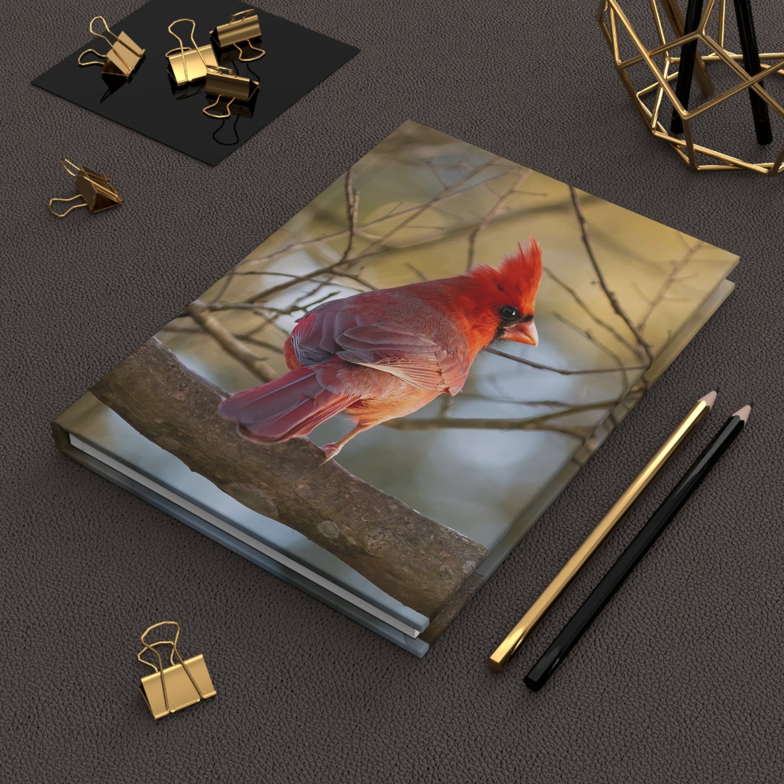 Hardcover Journal Notebook, Lined Journal, Cardinal Journal, Hardcover ...