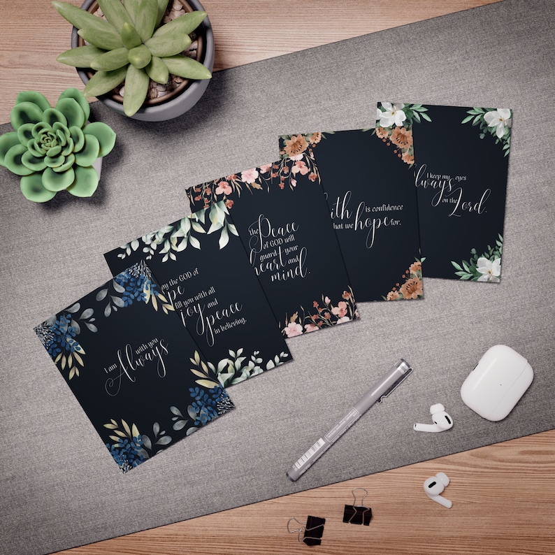 Christian Cards, Christian Encouragement Cards, Bible Verse Cards ...