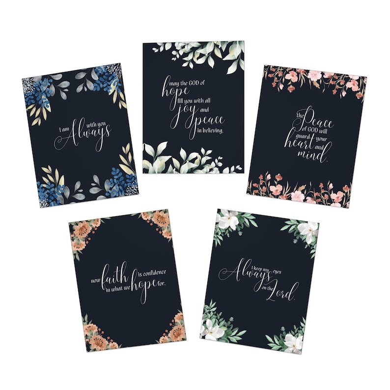 Christian Cards, Christian Encouragement Cards, Bible Verse Cards ...