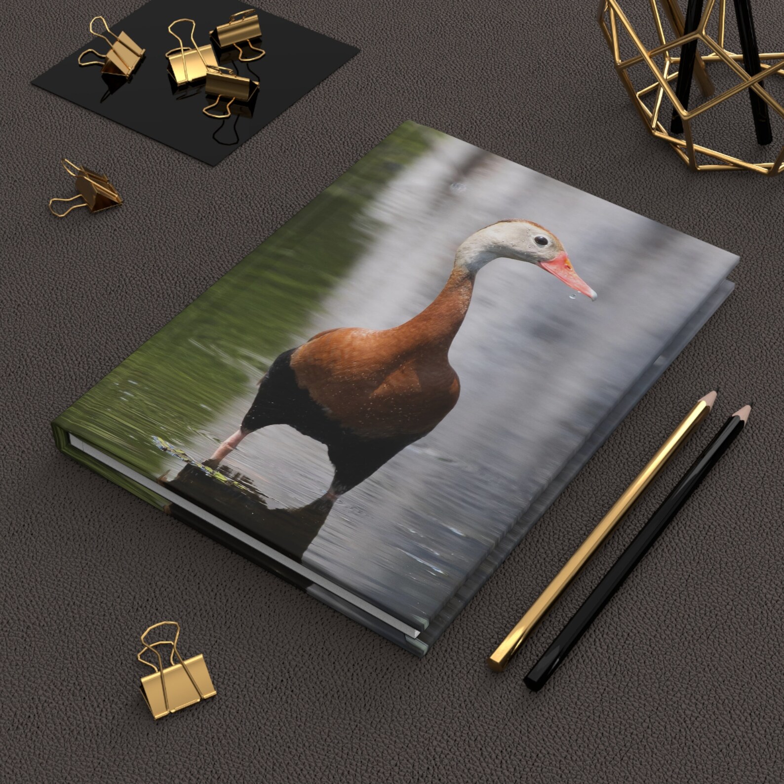 Louisiana Whistling Black Bellied Duck Hardcover Journal Matte, Duck ...