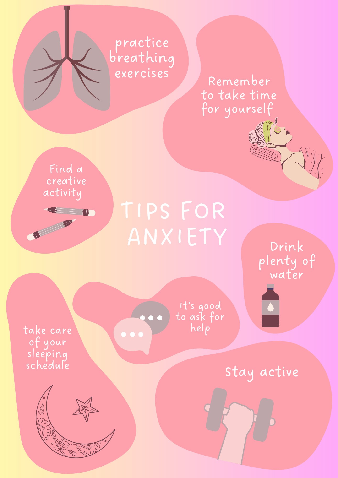 DIGITAL Anxiety Coping Skill Flashcard, Anxiety Coping Skill Cards ...