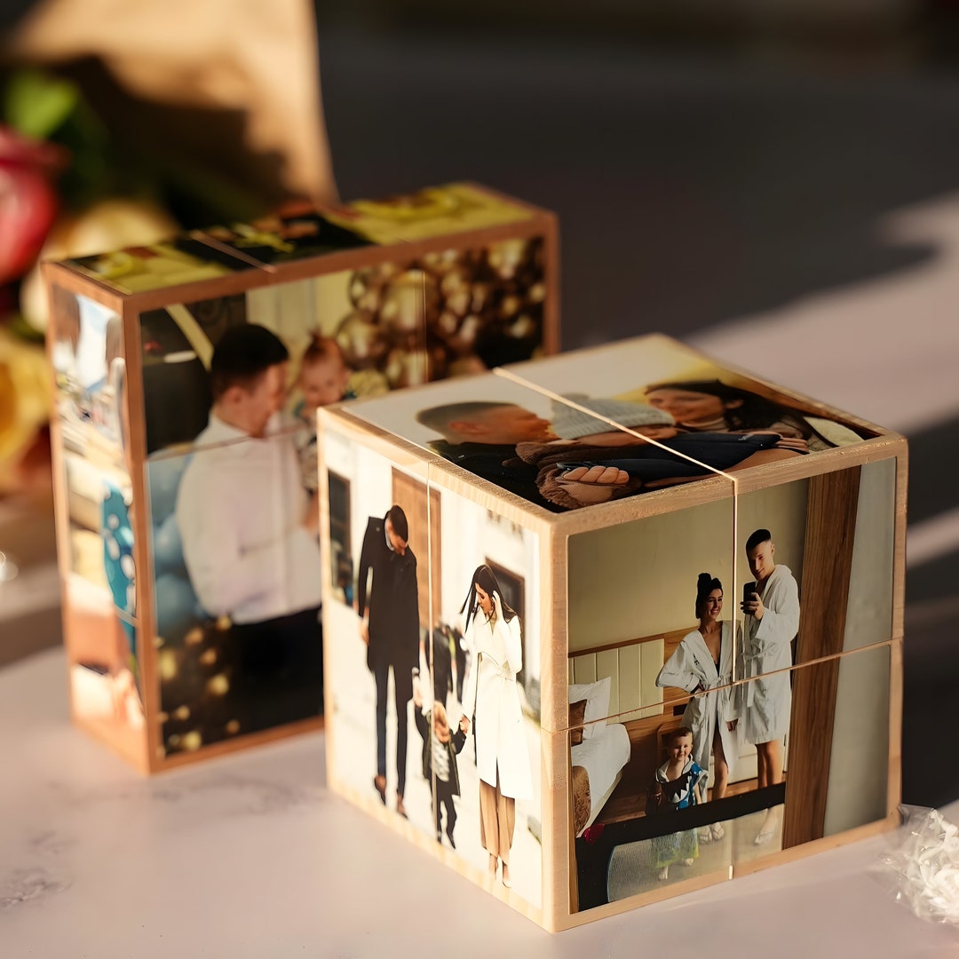 Personalized Wooden Photo Cube, Taylor Swiftie Cube, Infinity Cube ...
