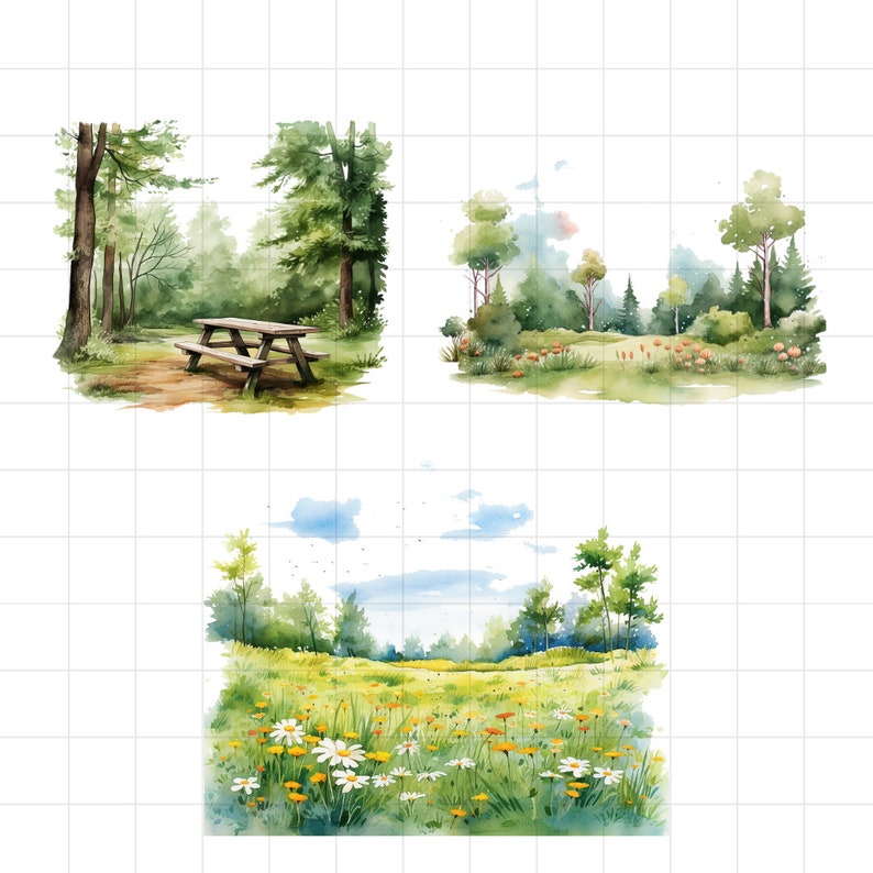 Cute Watercolor Bees Bears Honey Clipart Nursery Decor Honey Bee Png ...