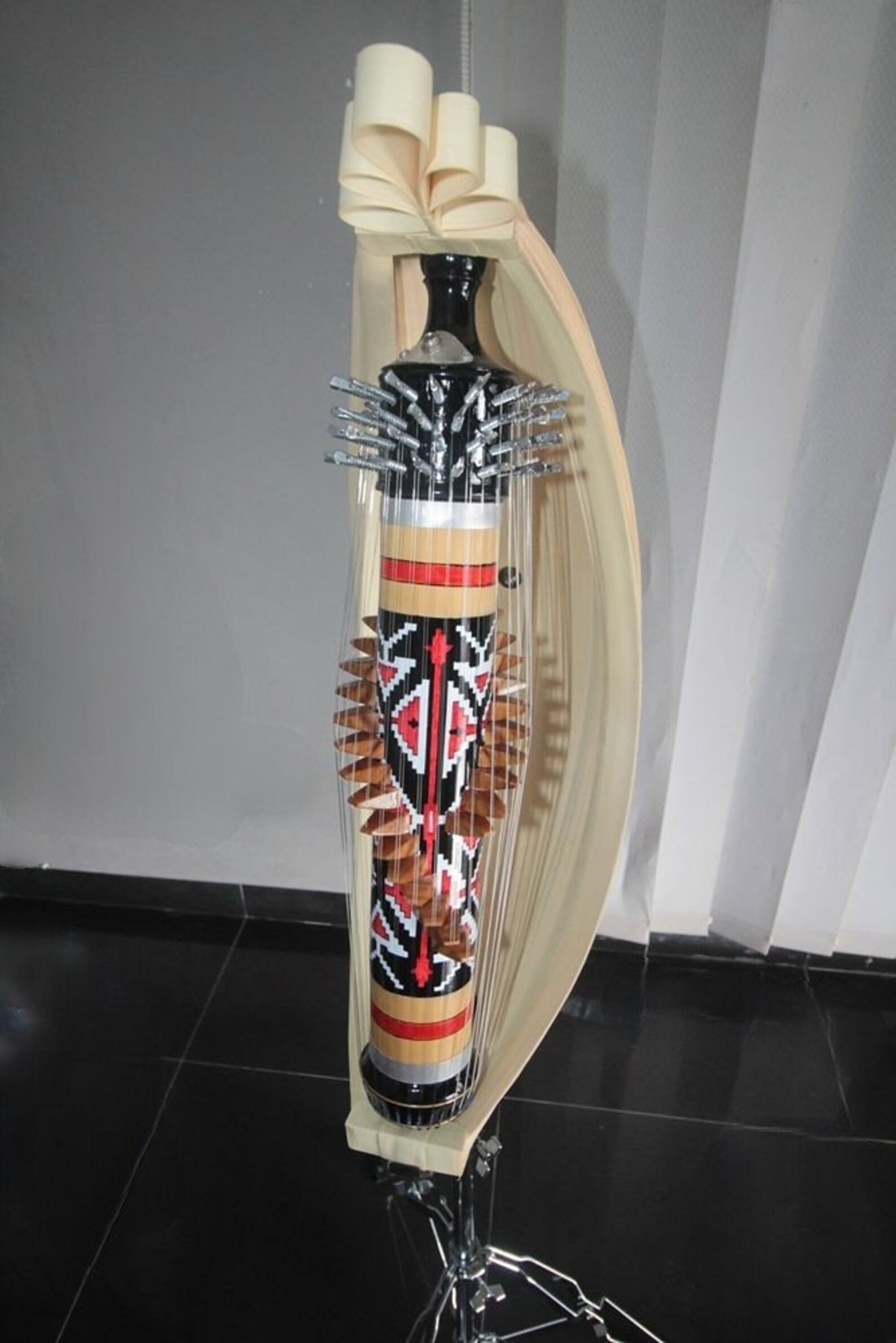 Handmade Sasando Tube Harp Electric With Stand and Hardcase , Indonesia ...