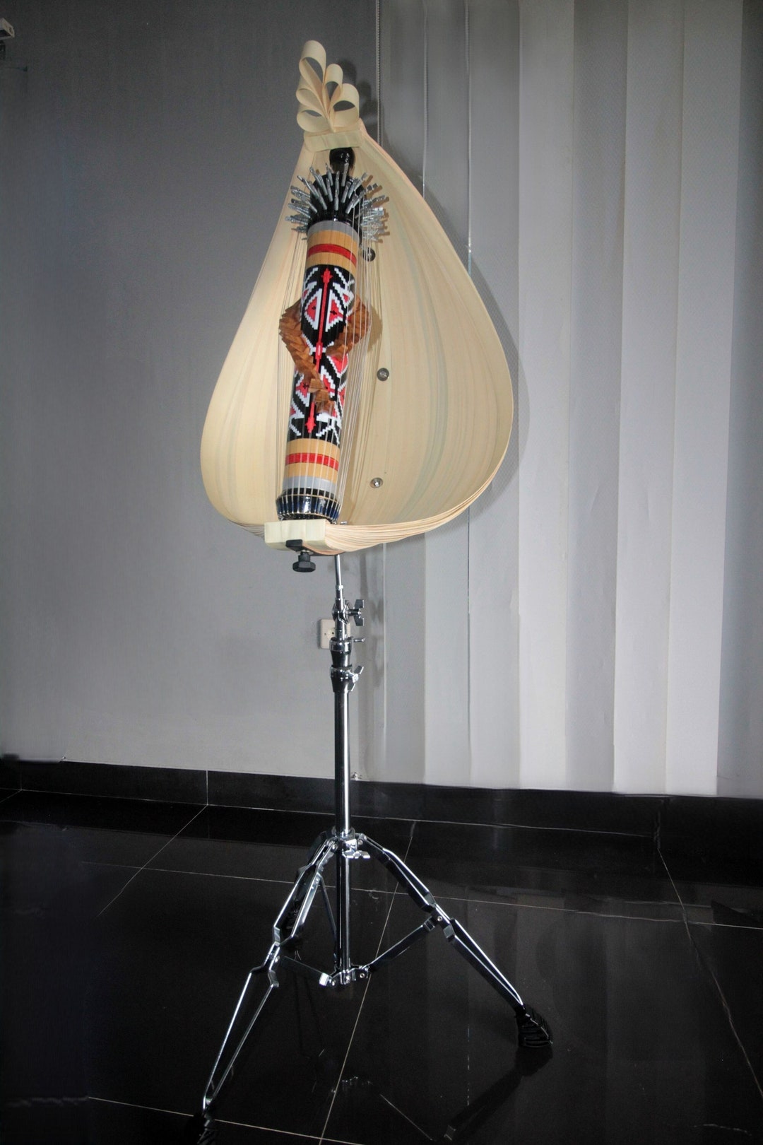 Handmade Sasando Tube Harp Electric With Stand and Hardcase , Indonesia ...