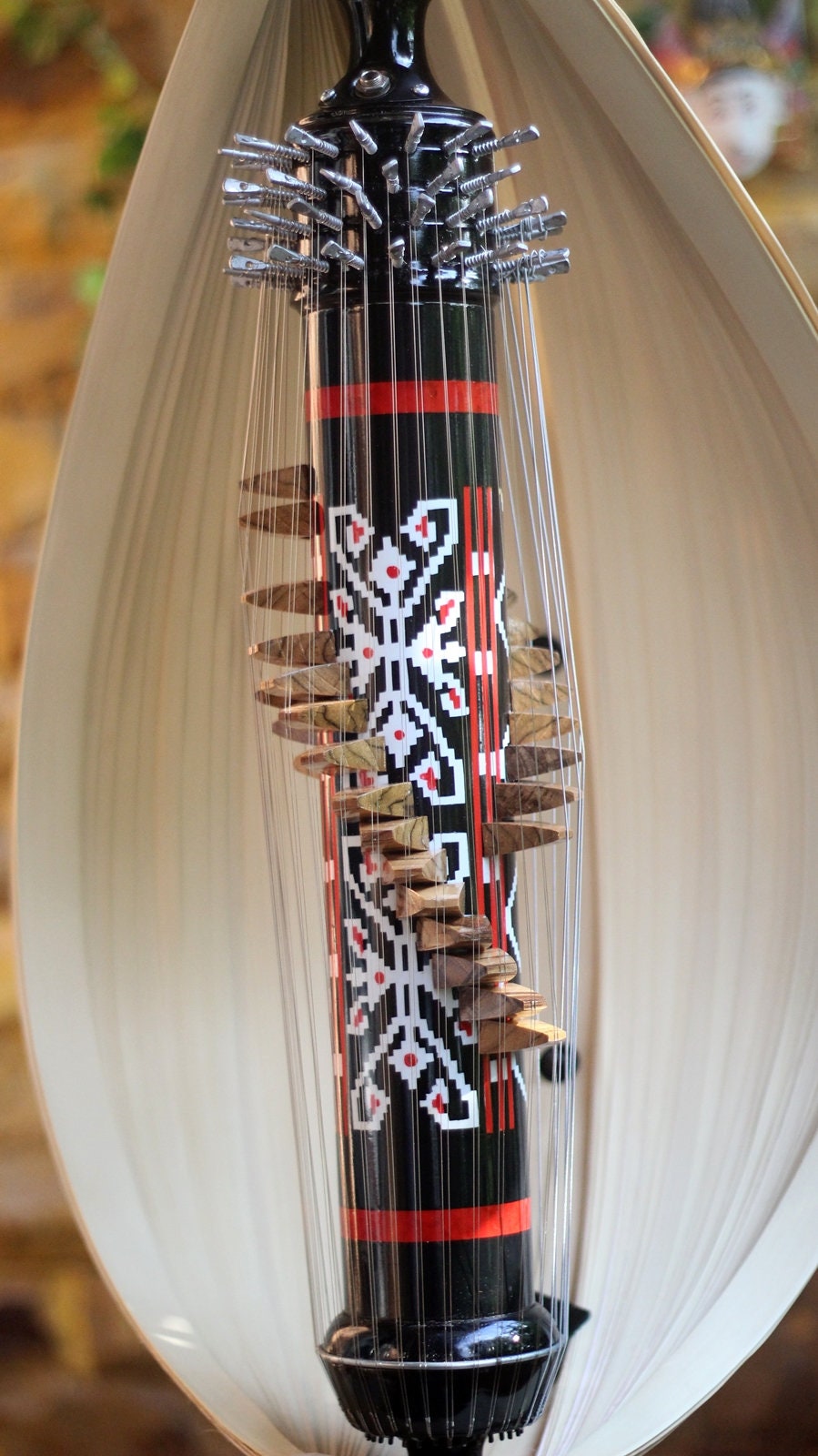 Handmade Bamboo Tube Harp, Sasando Electric, Ethnic Music Instrument ...