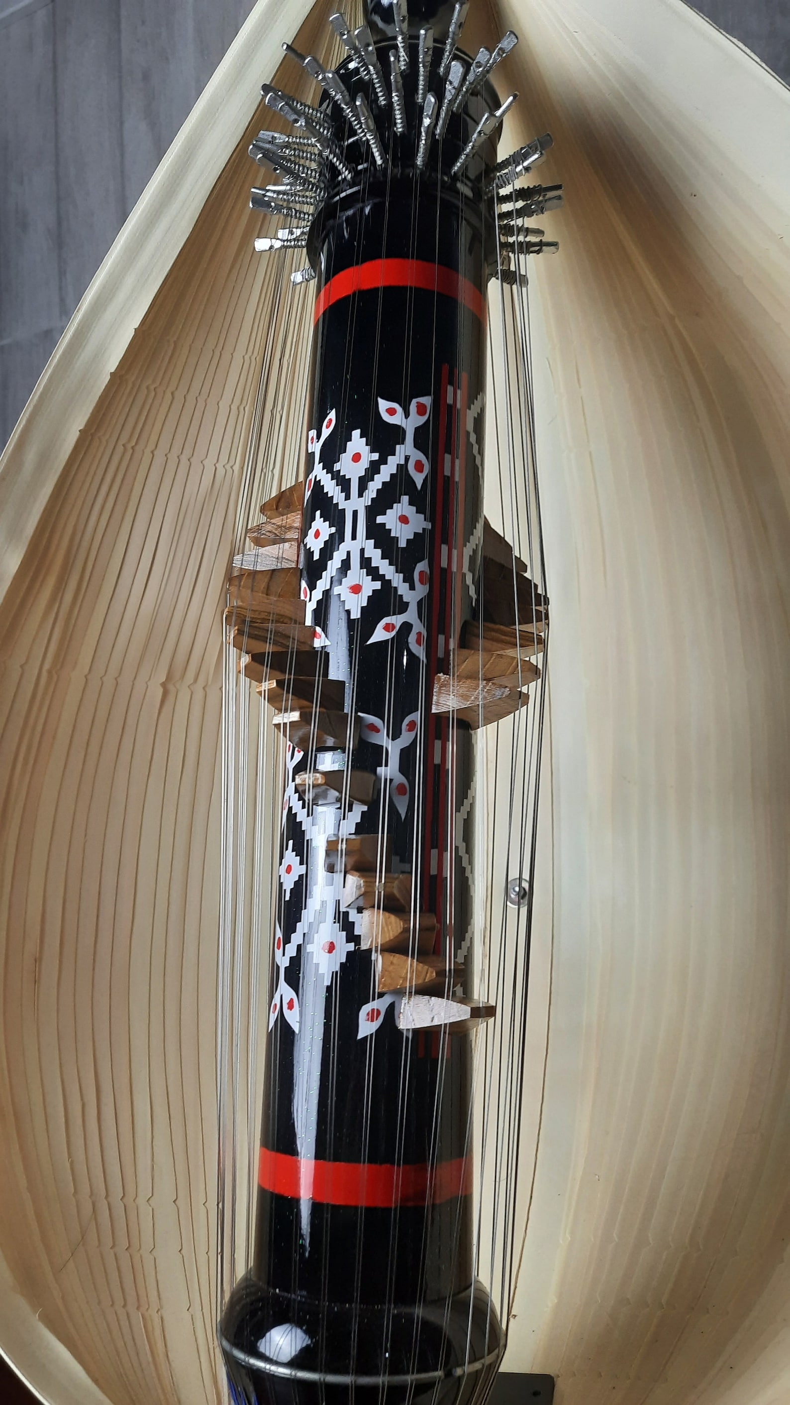 Sasando Acoustic, Handmade Bamboo Tube Harp, String Musical Instrument ...