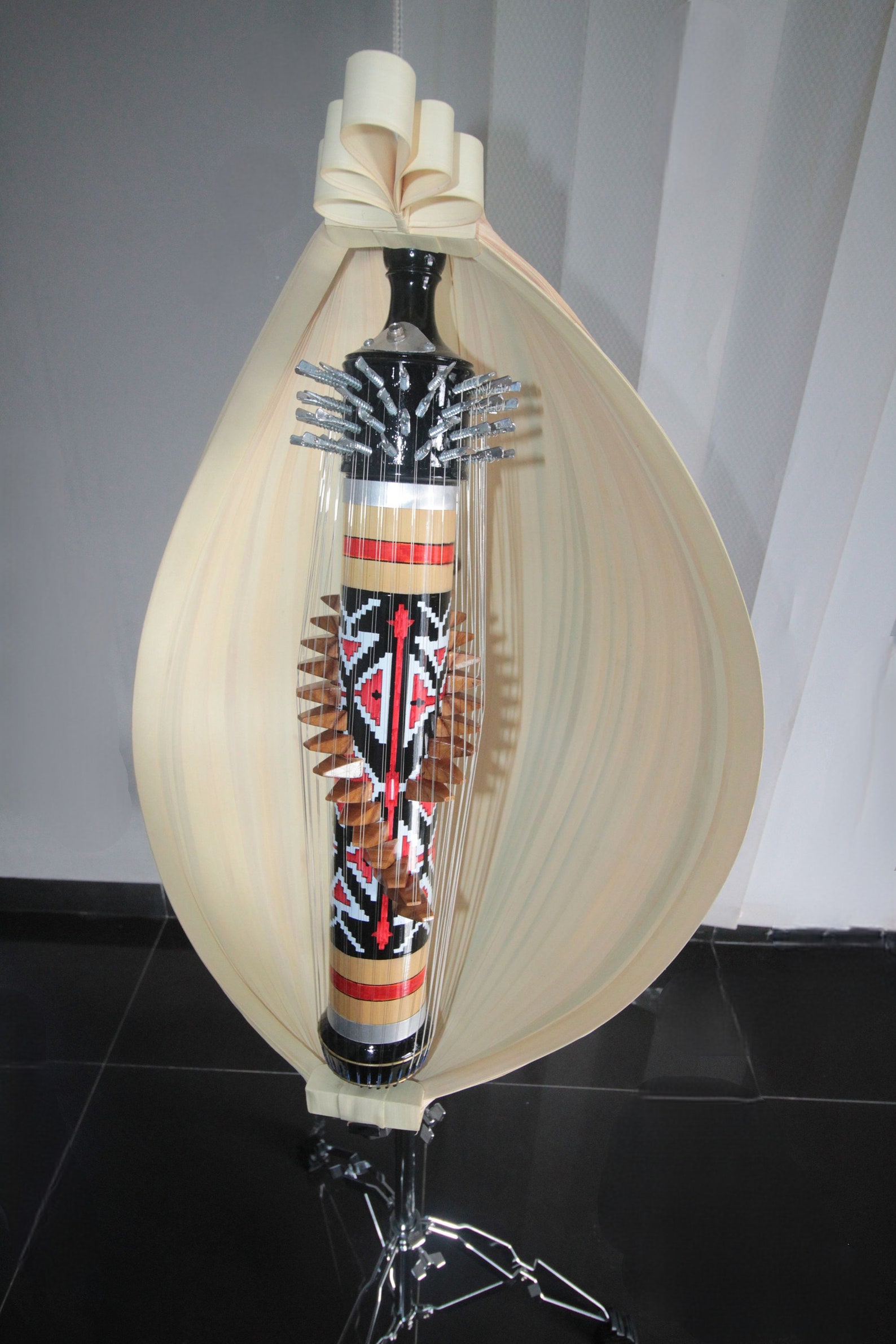 Handmade Sasando Tube Harp Electric With Stand and Hardcase , Indonesia ...