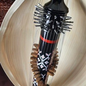 Sasando Bamboo Tube Harp, Acoustic String Instrument for Sound Therapy ...
