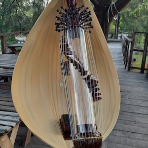 Handmade Transparent Sasando Electric Harp, Tube Harp, Zither, Guzheng ...