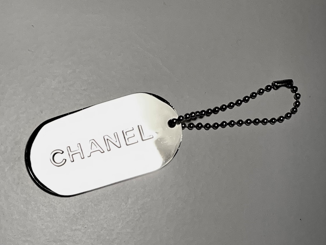Authentic Chanel Bag Charm, Key Holder, Vintage, CHANEL Logo Inscripted ...