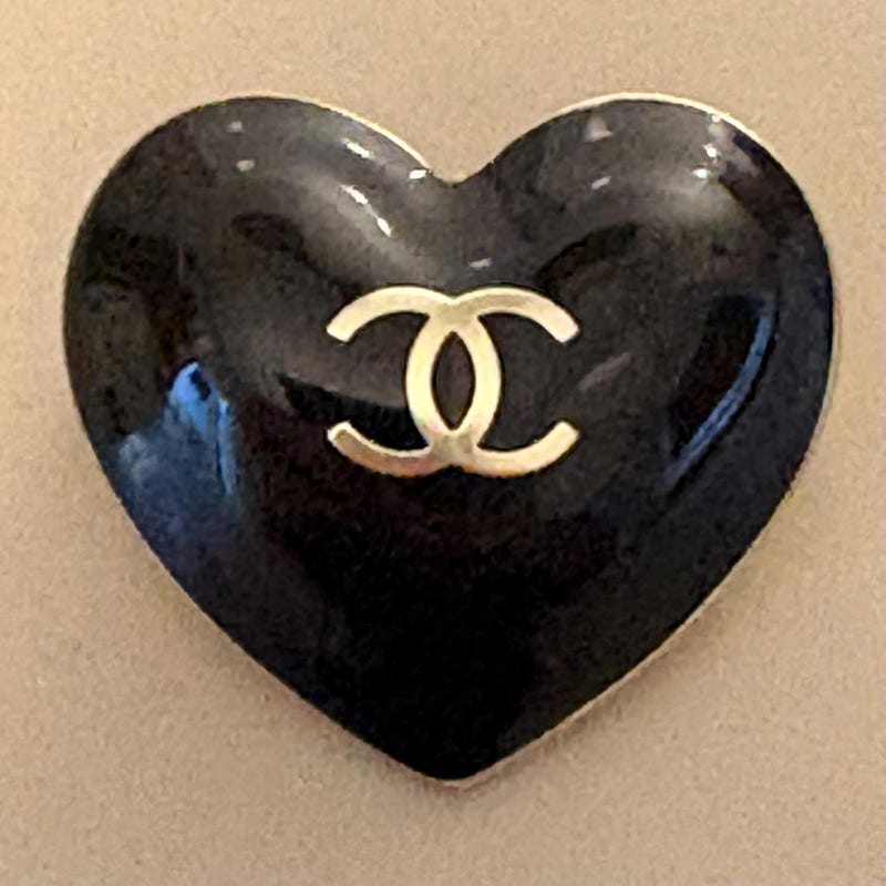 Chanel Gold Logo Pendant - Etsy