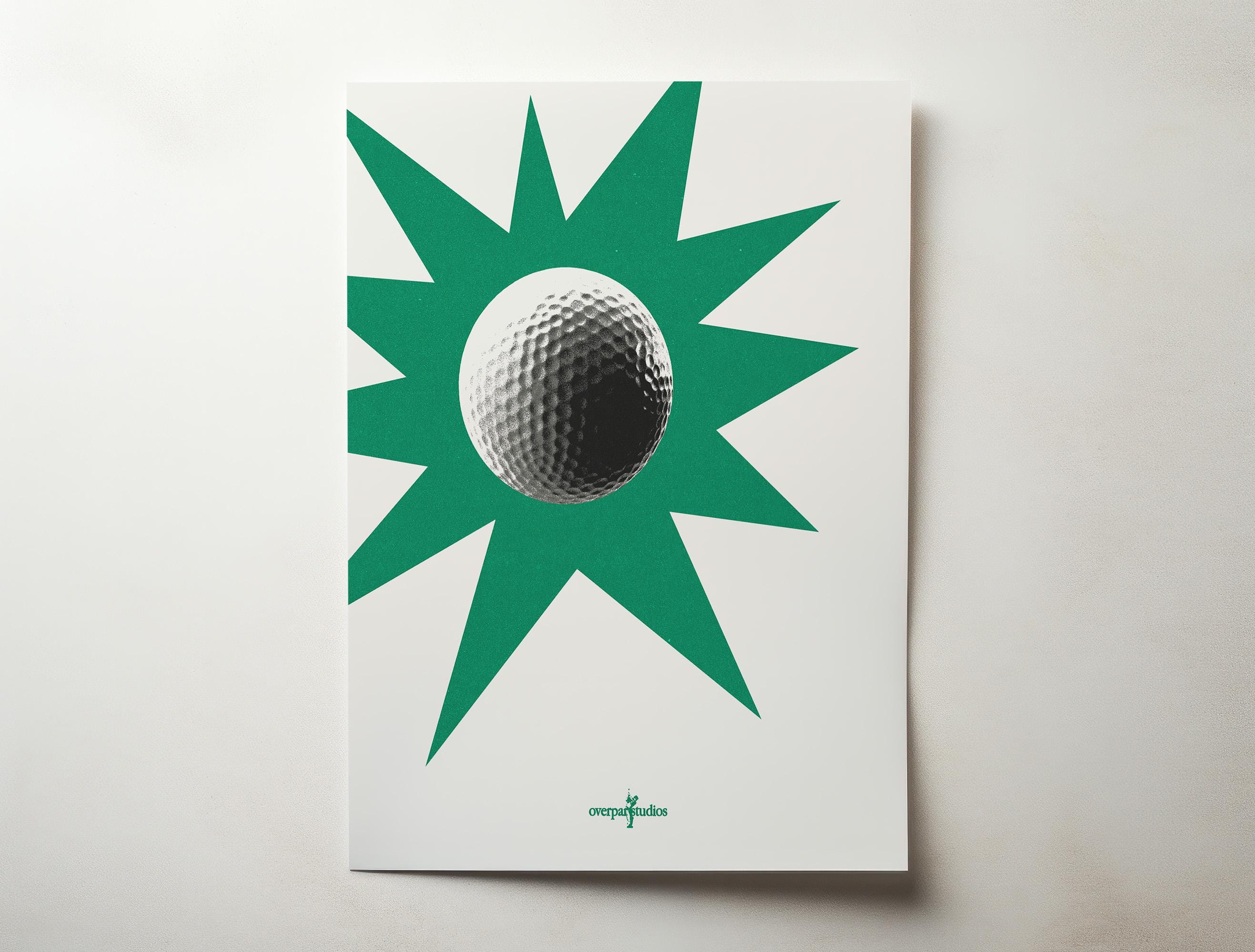 Vintage Golf Poster, Golf Ball Print, Trendy Golf Art - Etsy